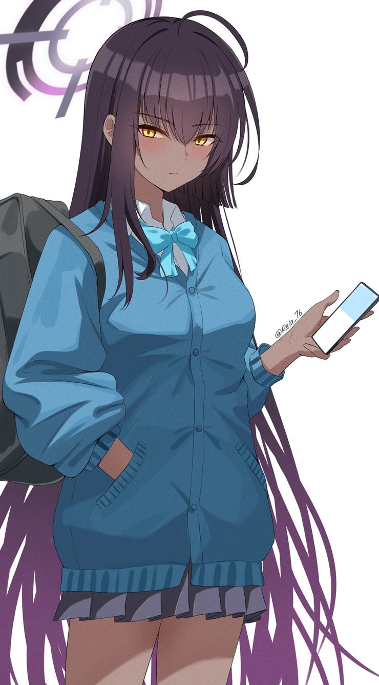 碧蓝档案|插画师Reia的角楯花凛插画图片 | BoBoPic