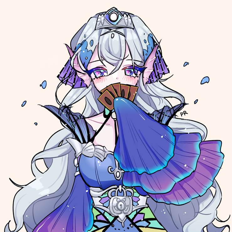 游戏王OCG哀泪姬·水仙人鱼pixiv插画图片 | BoBoPic