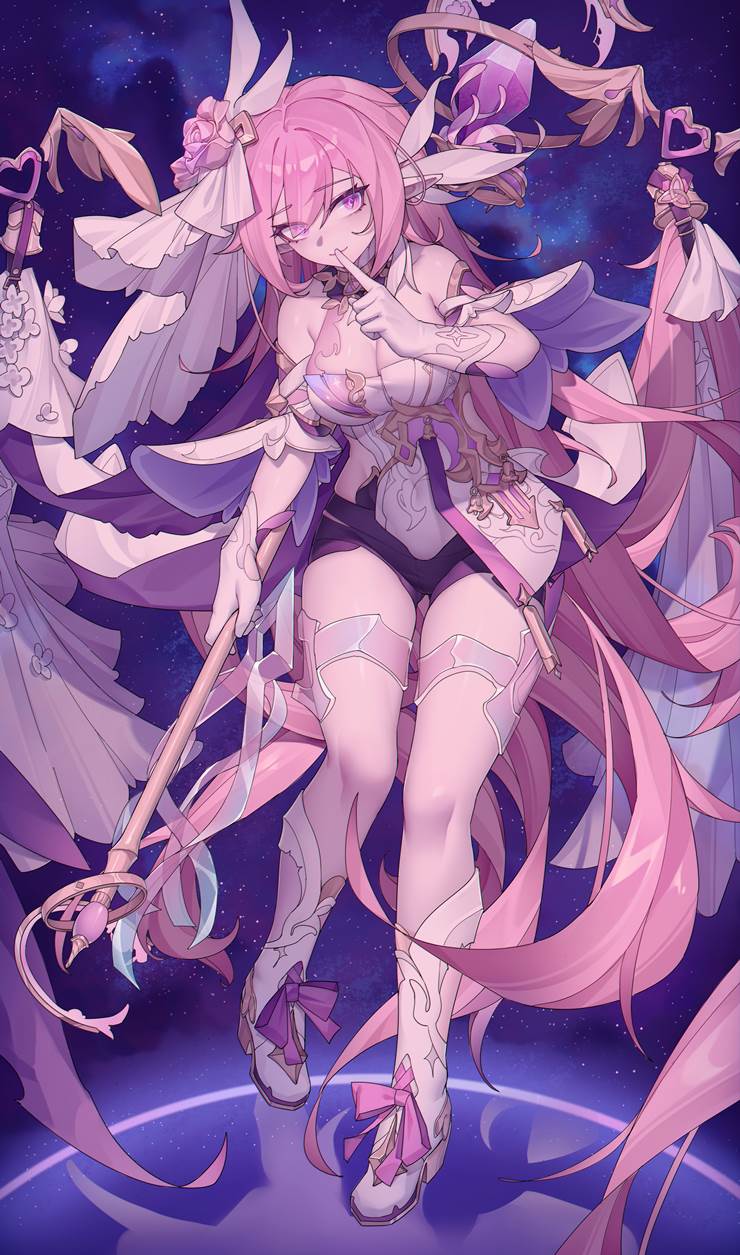 illustration,Honkai Impact 3,Elysia, - 熬夜冠军狗蛋'illustration - pixivdaily