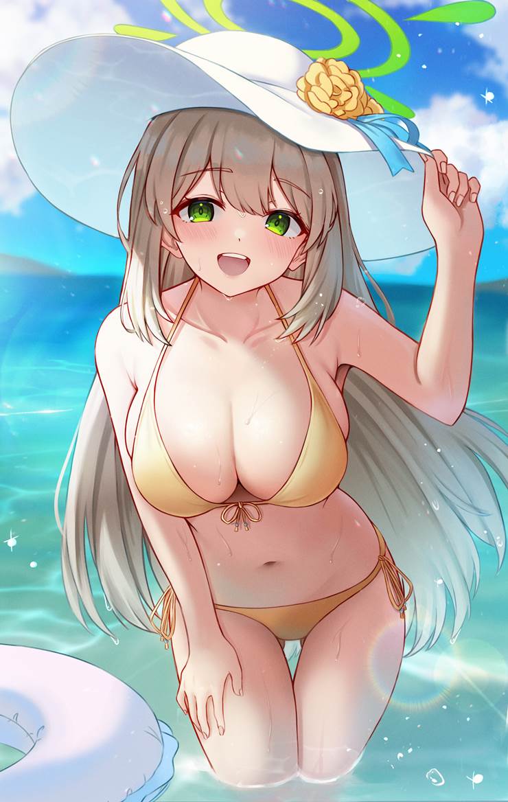 碧蓝档案 插画师kano的十六夜野乃美插画图片 Bobopic