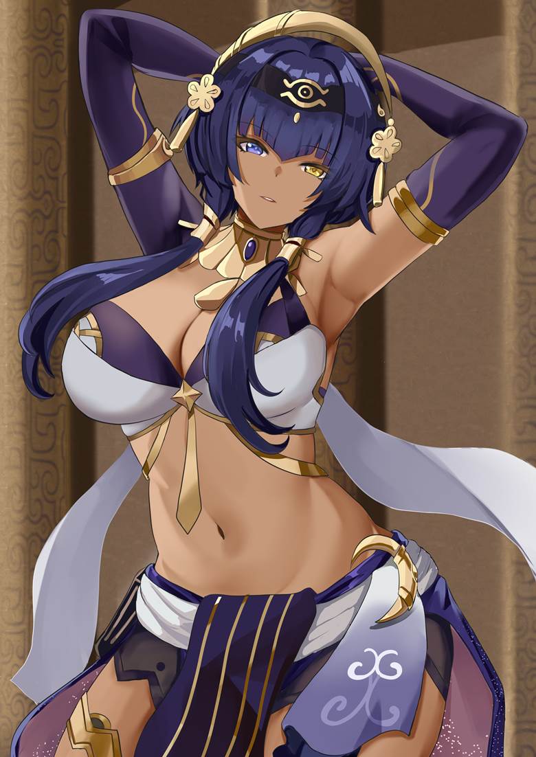 阿如村的守护者，《原神》坎蒂丝pixiv插画图片 | BoBoPic