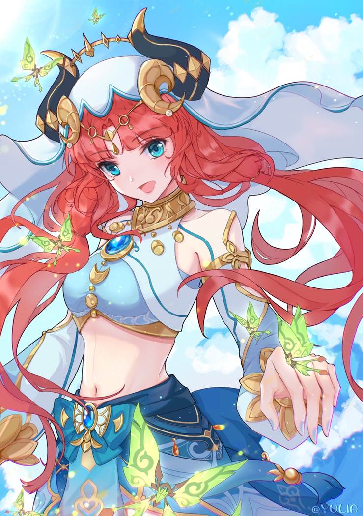 原神妮露Pixiv同人插画图片 | BoBoPic