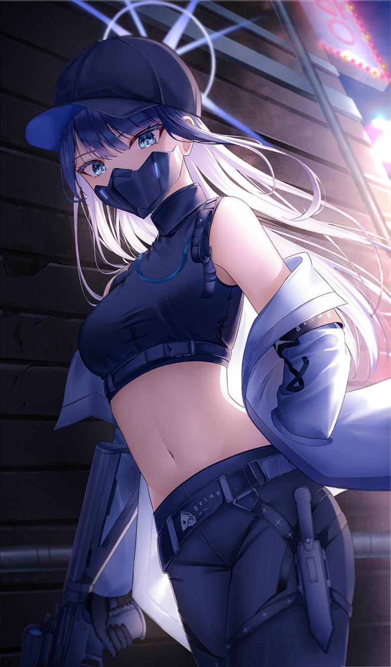 碧蓝档案锭前纱织Pixiv同人插画图片 | BoBoPic