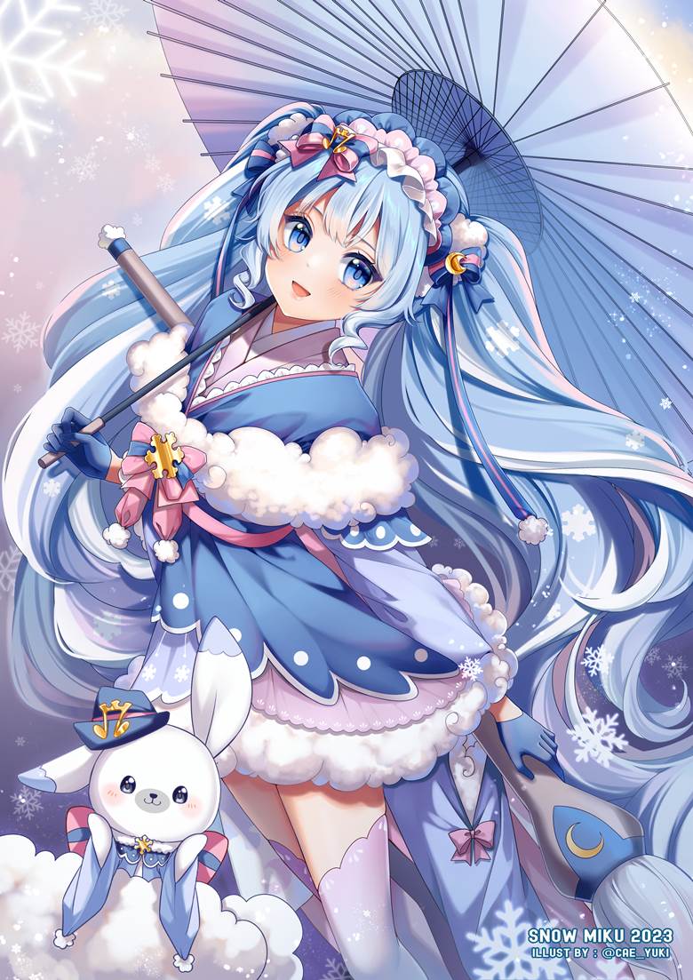 snow miku,hatsune miku,VOCALOID 100+ bookmarks, - Cae Yuki'illustration - pixivdaily