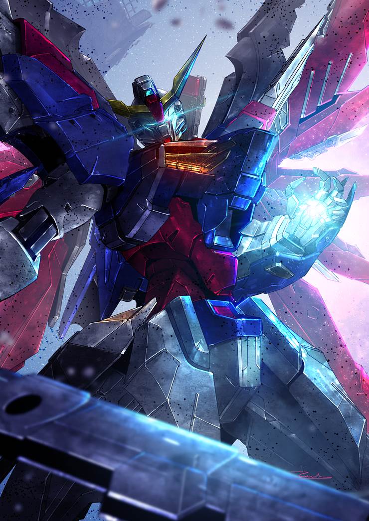 高达SEED Destiny,Destiny Gundam,真·飞鸟,Gundam SEED Destiny, - TAKA-F'illustration - PixivBox