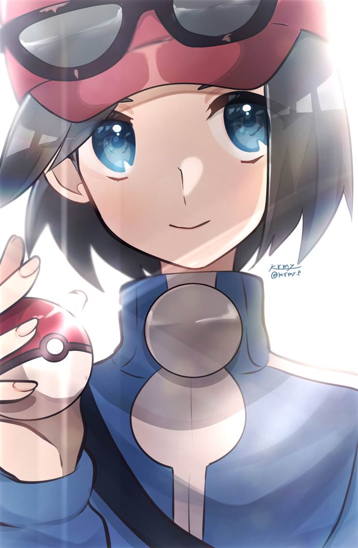 《宝可梦X·Y》的主角，卡鲁穆pixiv插画图片 | BoBoPic