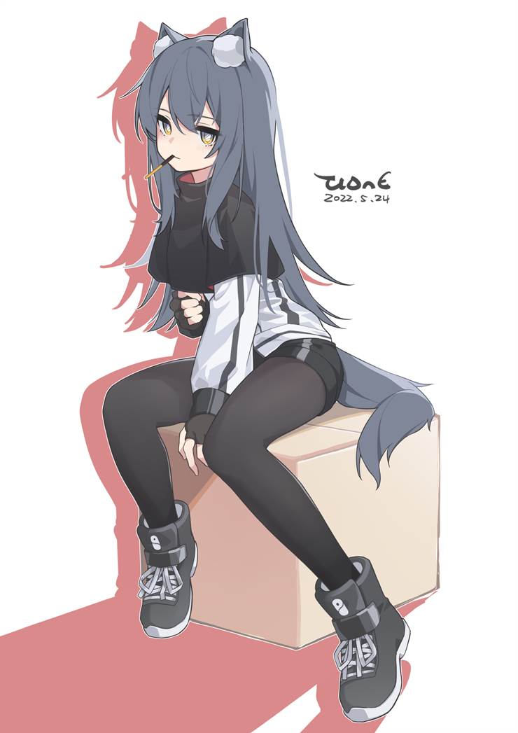 Arknights,swimsuit,young girl,Texas,德克萨斯（明日方舟）,黑丝袜, - ClonElo'illustration - PixivBox