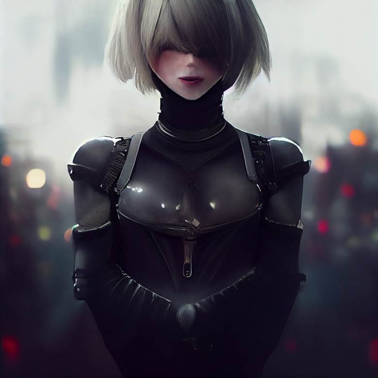 2B|插画师yoda的尤尔哈2号B型插画图片 | BoBoPic