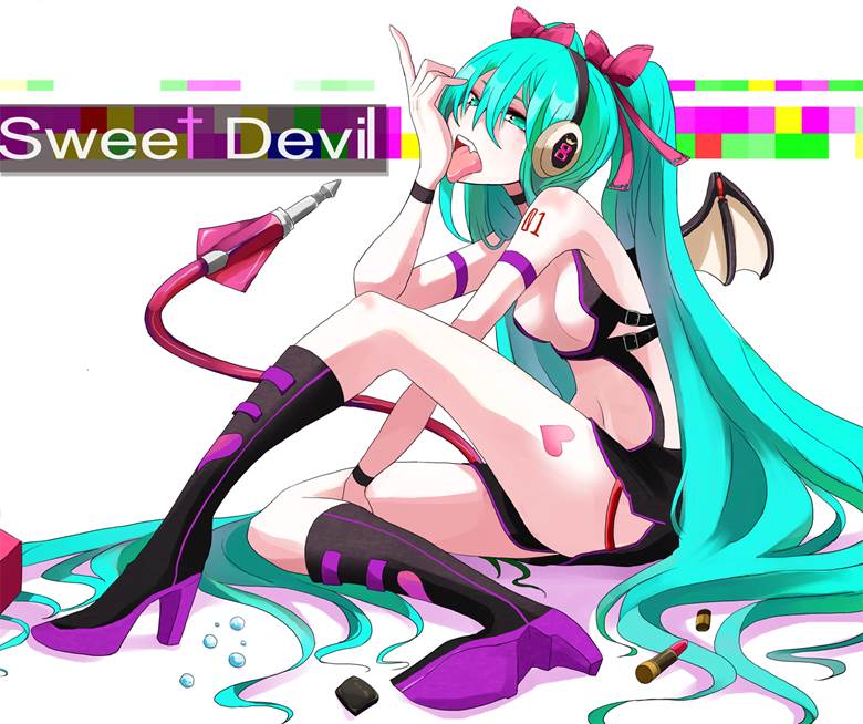 Sweet Devil|TNSK的初音未来壁纸插画图片 | BoBoPic