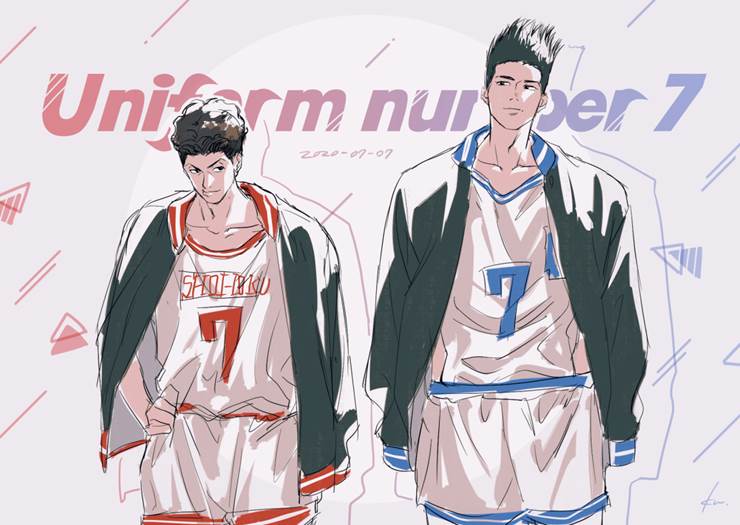 灌篮高手 log 【3】|插画师绀井ハナ的灌篮高手插画图片 | BoBoPic