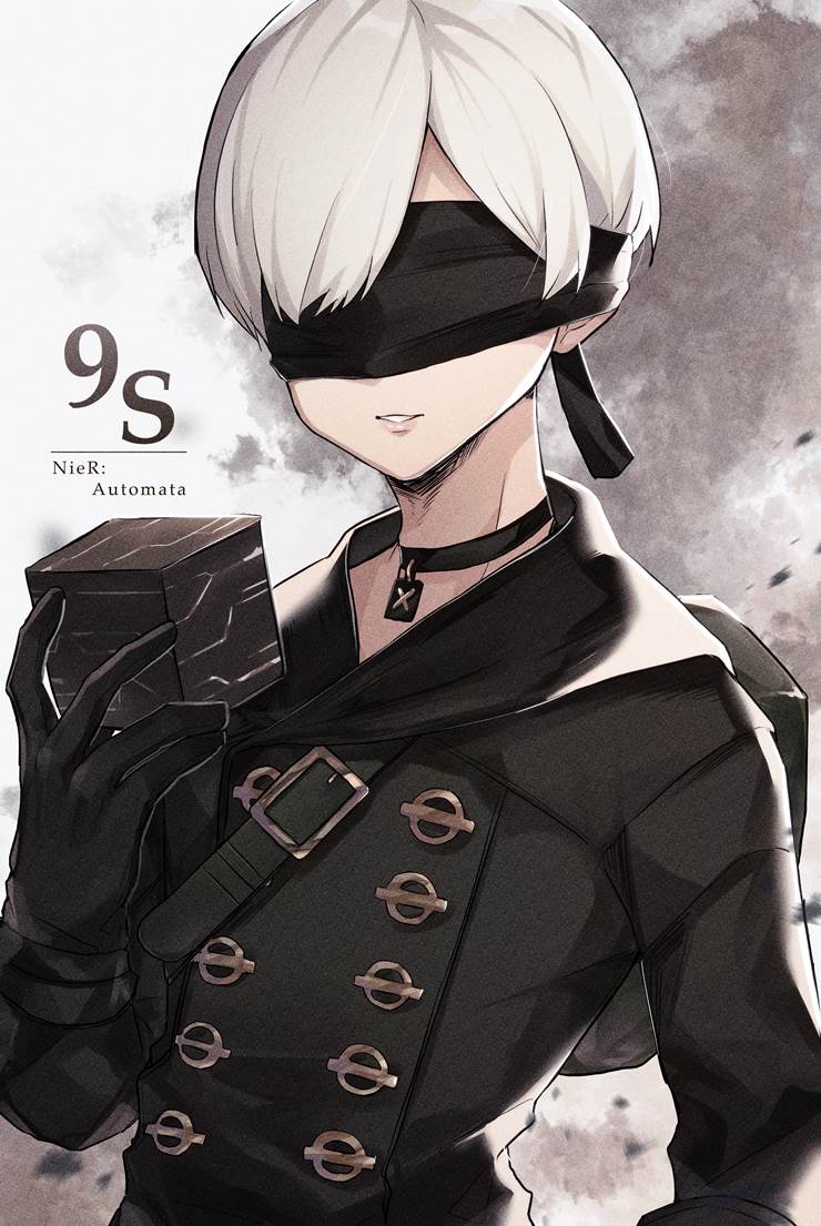 ヨルハ九号S型|P站9S图片，尺寸:2591x3871 | BoBoPic