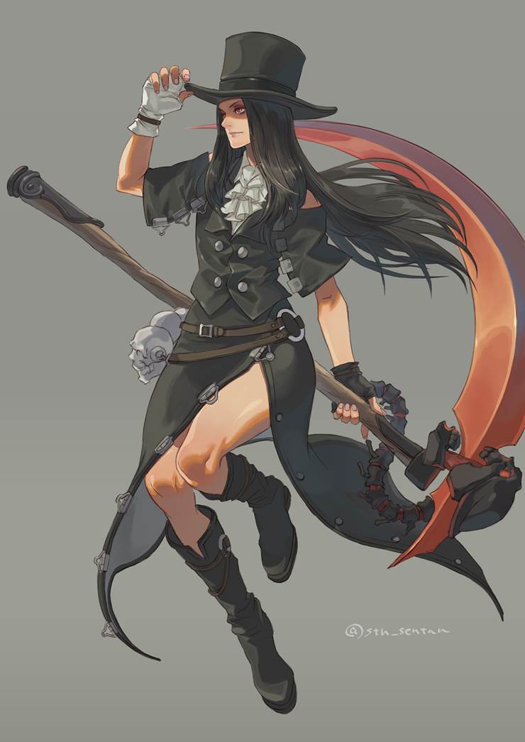 格斗游戏《罪恶装备》圣约pixiv插画图片 | BoBoPic