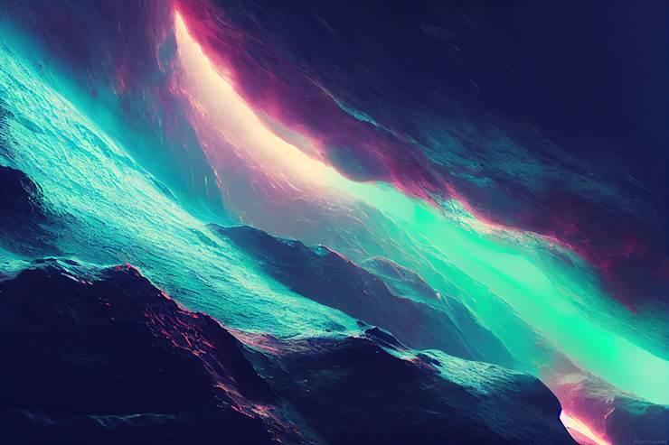 Gap|插画师Uomi的风景插画图片 | BoBoPic