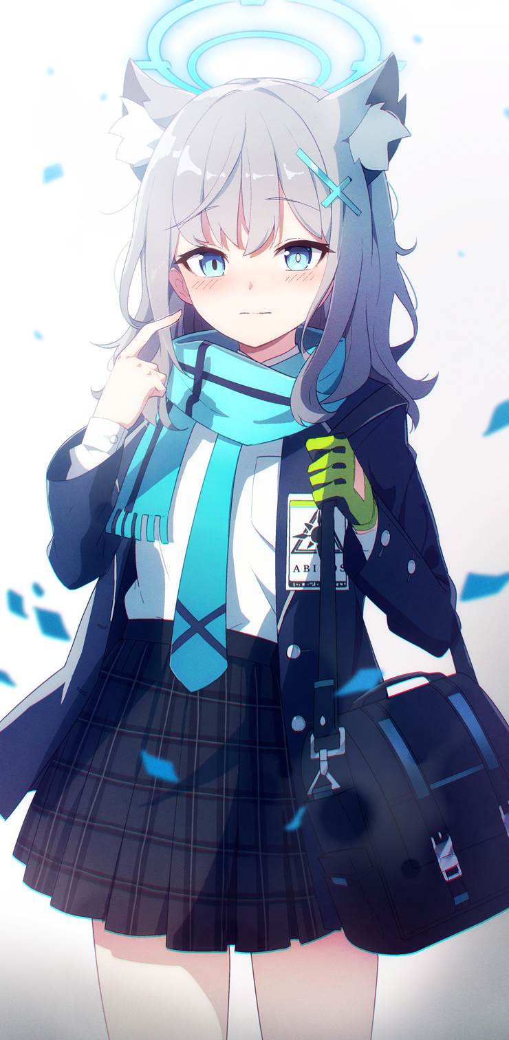 碧蓝档案 插画师lizio的砂狼白子插画图片 Bobopic