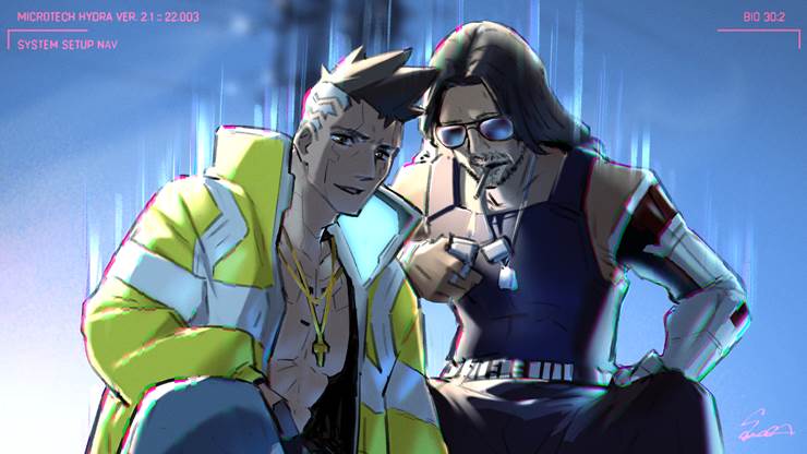 Wake the f*** up, Samurai.|插画师sawasa(swzw)的大卫·马丁内斯插画图片 | BoBoPic