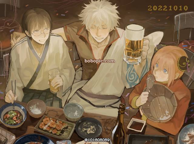 银魂,坂田银时,银魂500收藏, - 烯hsi'illustration - PixivBox