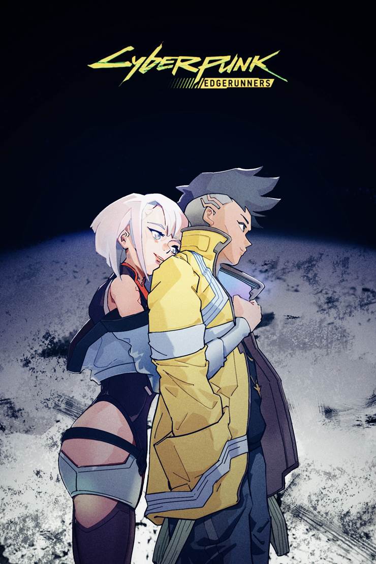 Don’t go - Cyberpunkedgerunners|插画师晨曦夏的大卫·马丁内斯插画图片 | BoBoPic