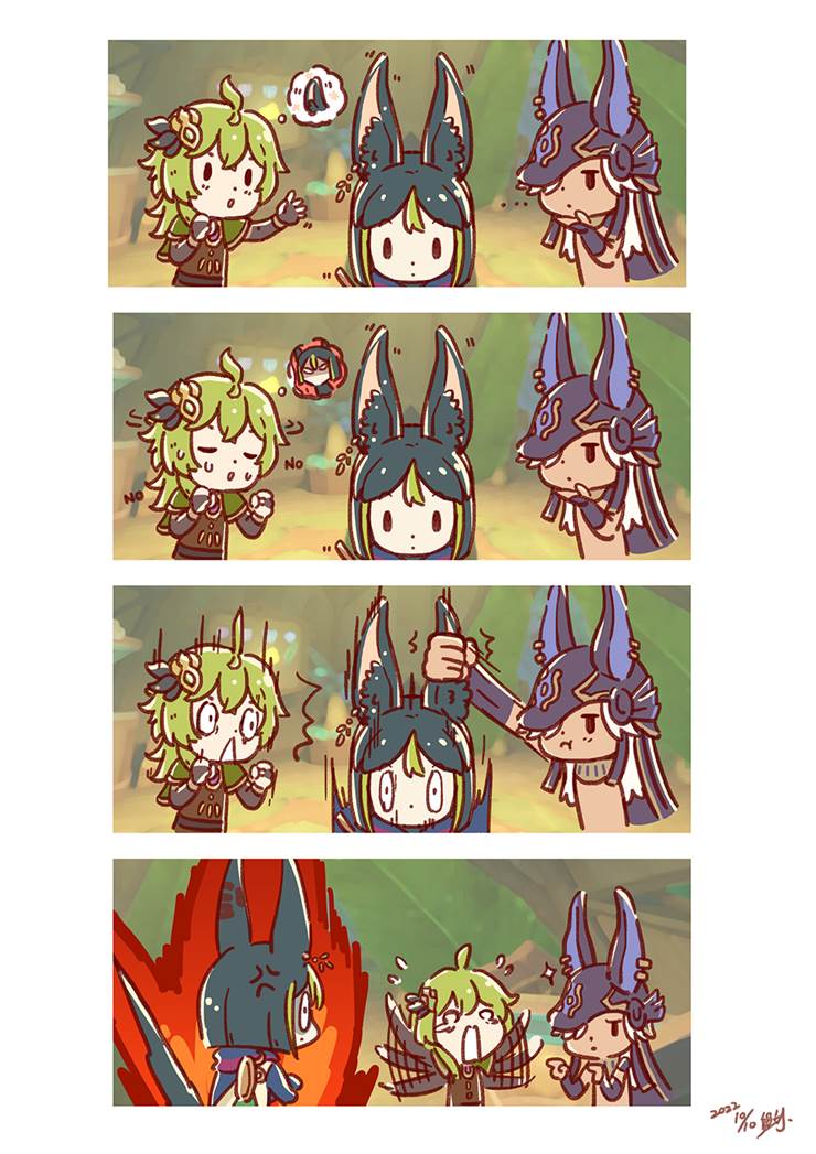 д╬)|插画师BSY的提纳里插画图片 | BoBoPic