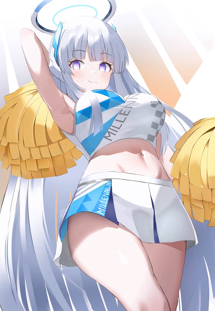 《碧蓝档案》 生盐诺亚(乃爱)pixiv插画图片 Bobopic
