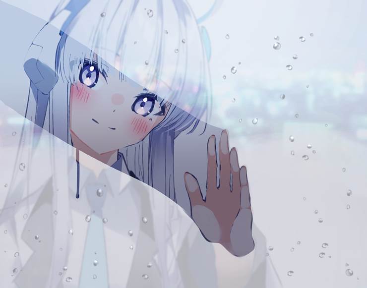 Blue Archive,Ushio Noa,white hair,young girl,Blue Archive 1000+ users, - もこ'illustration - PixivBox