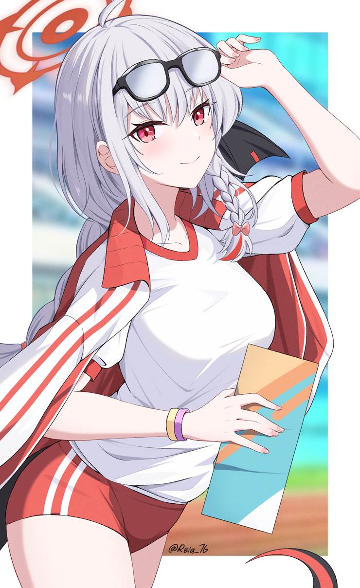 碧蓝档案|插画师Reia的黑馆羽留奈插画图片 | BoBoPic