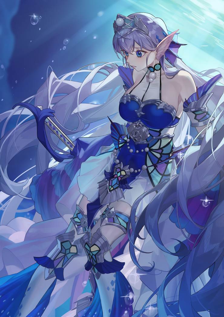 游戏王OCG哀泪姬·水仙人鱼pixiv插画图片 | BoBoPic