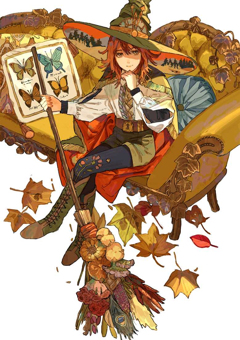 我最喜欢的扫帚|渊゛的秋天插画图片 | BoBoPic