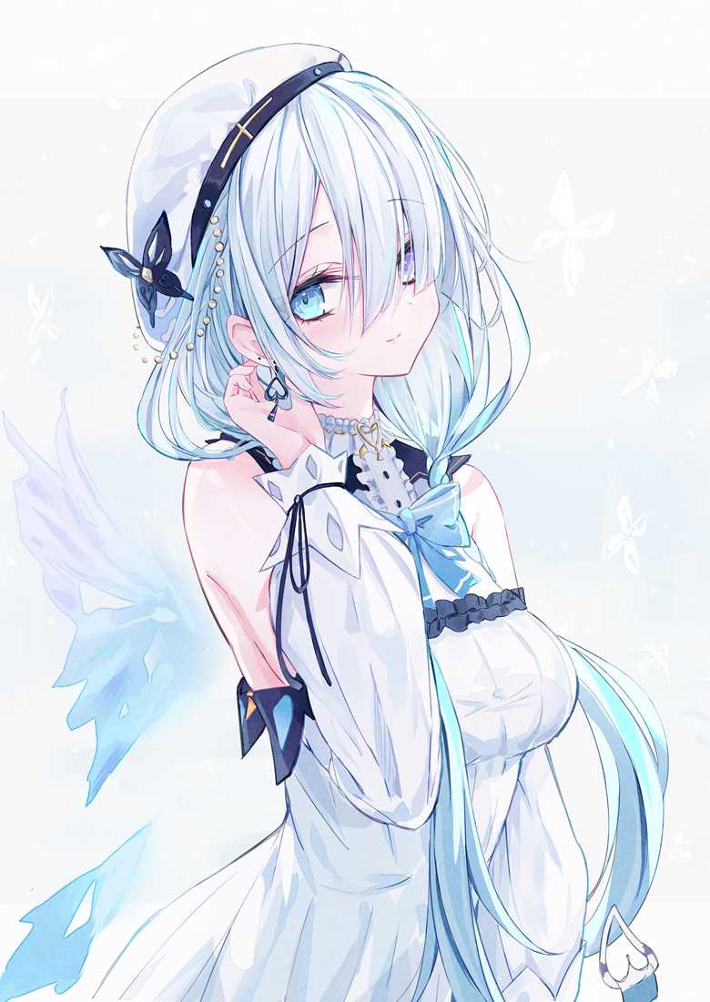 original,girl,young girl,silver hair,beautiful,Elegant, - ほーた'illustration - PixivBox