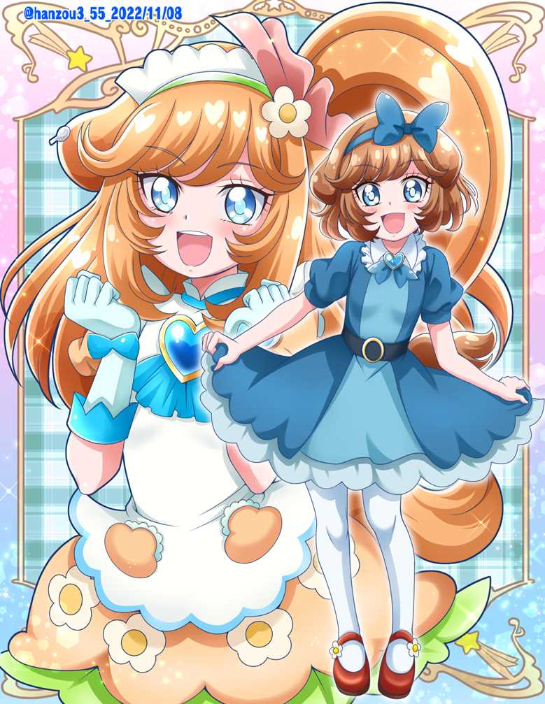 precure,Delicious Party♡PreCure,Pam-Pam,Pam-Pam (Human Form),curtsy,Dog Cure, - 半蔵'illustration ...