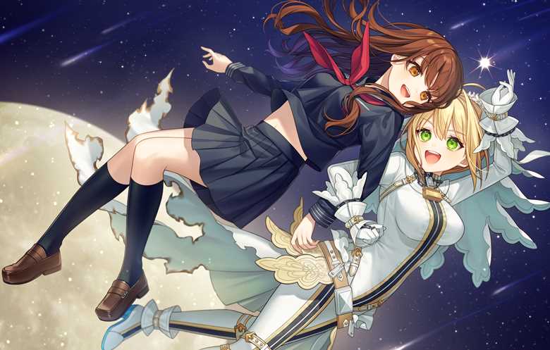 Over the Moon|カロクチトセ的尼禄·克劳狄乌斯插画图片 | BoBoPic