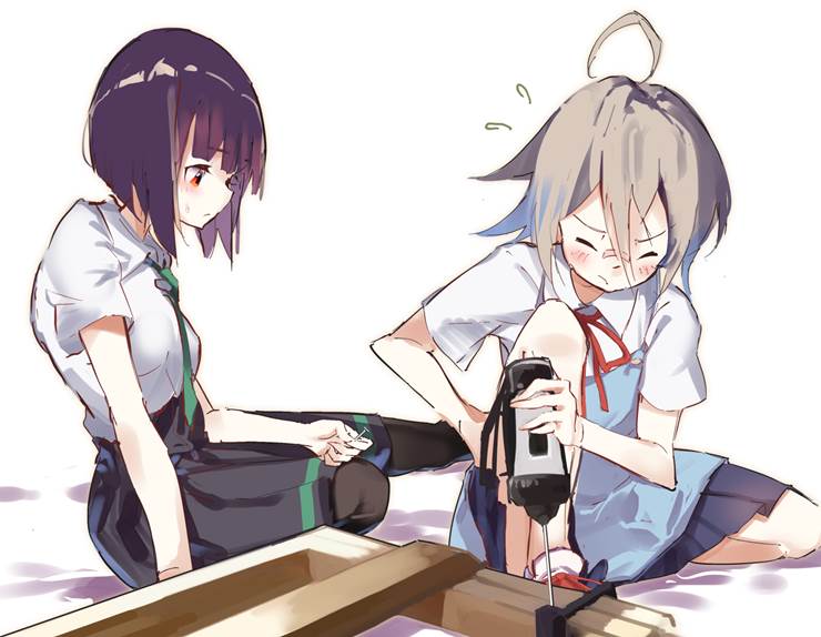 她们迈出第一步的故事，《少女手工》pixiv插画图片 | BoBoPic