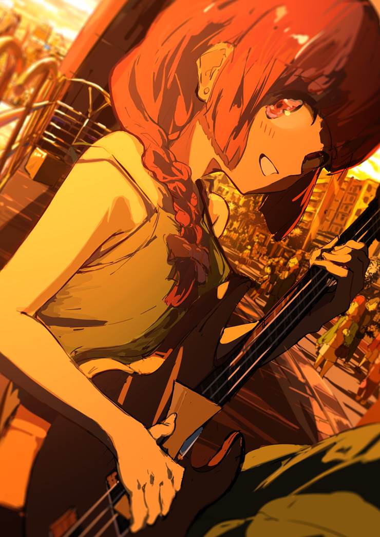 孤独摇滚|插画师T.K.C的广井菊里插画图片 | BoBoPic