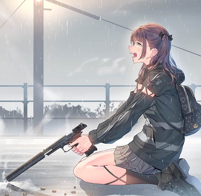 大失恋|插画师daito的地雷系女孩插画图片 | BoBoPic