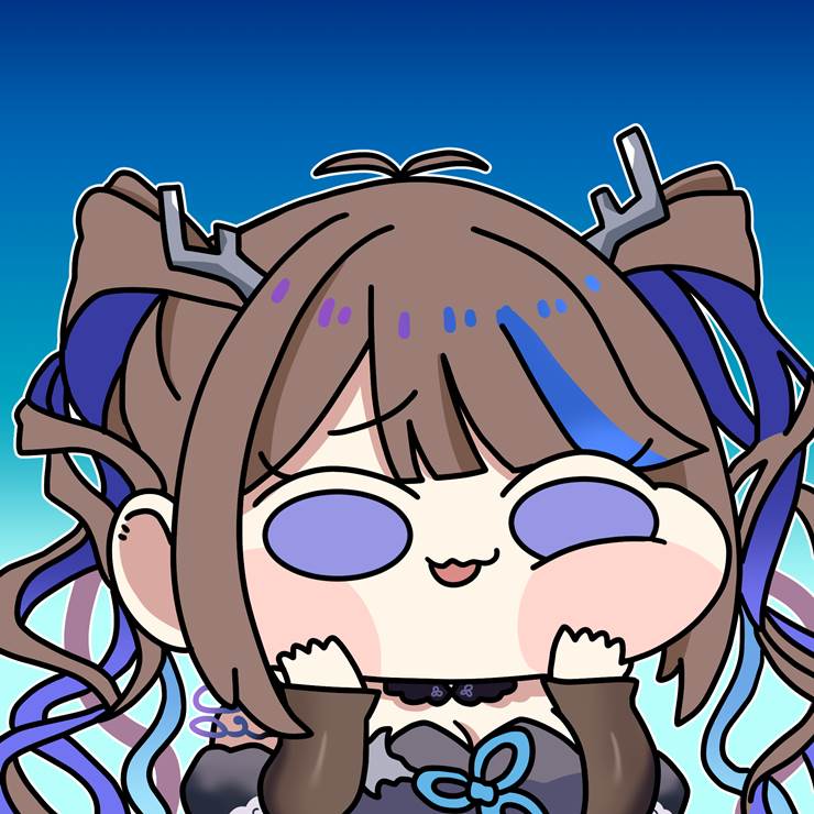 一点也不麻烦|插画师252的蓝璃かんな插画图片 | BoBoPic