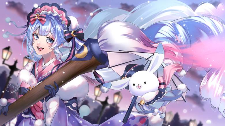 miku|插画师夜深的雪未来2023插画图片 | BoBoPic