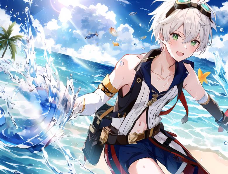 (website0) bennett. ai (iii)|插画师Crown的班尼特插画图片 | BoBoPic