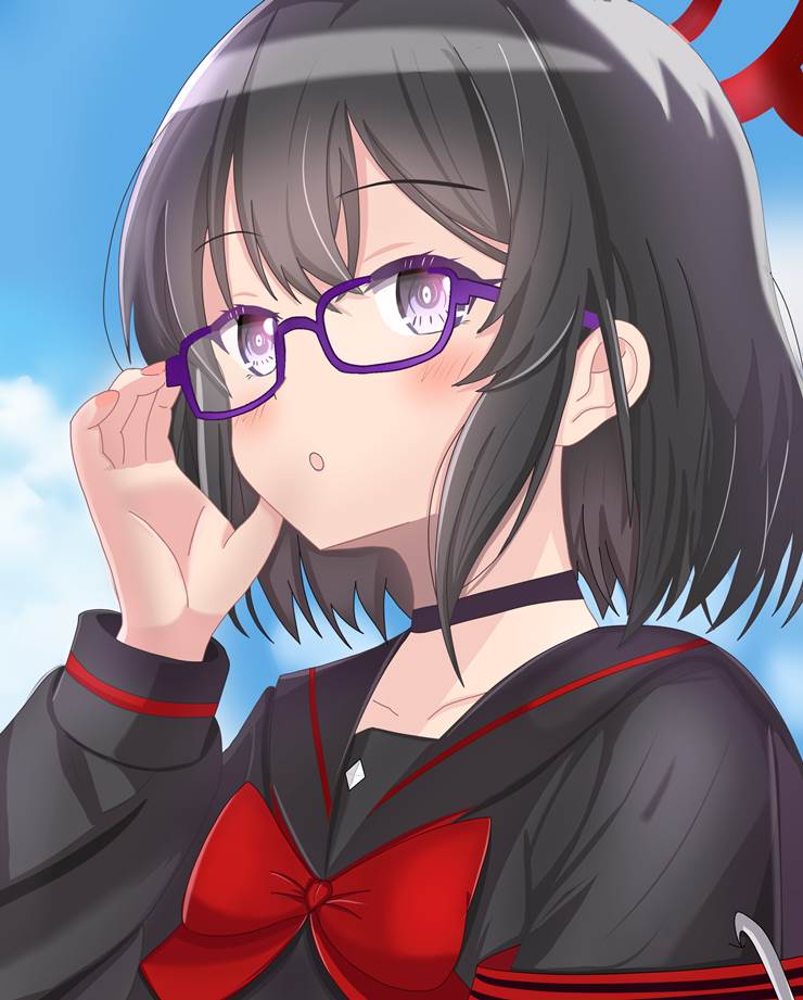 碧蓝档案静山麻白pixiv插画图片 | BoBoPic