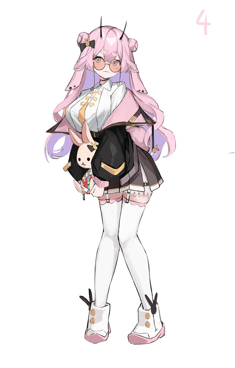 插画师しろは的女孩插画图片 Bobopic