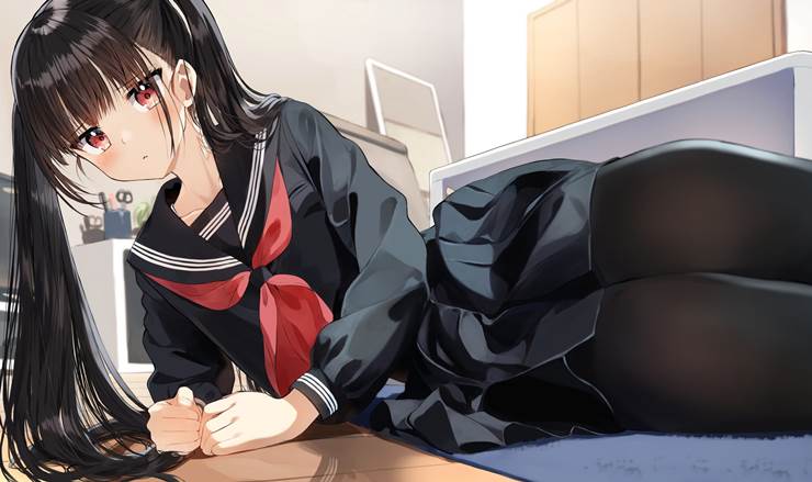 身材超棒的黑丝美少女pixiv插画图片 | BoBoPic