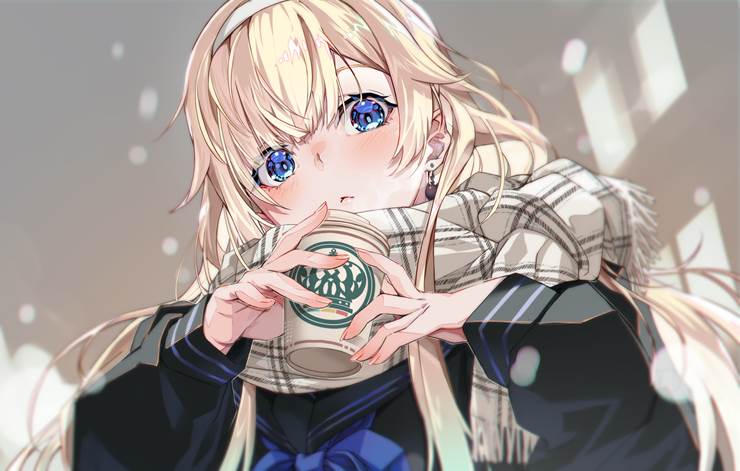 无题|插画师ruo的蓝泽艾玛插画图片 | BoBoPic