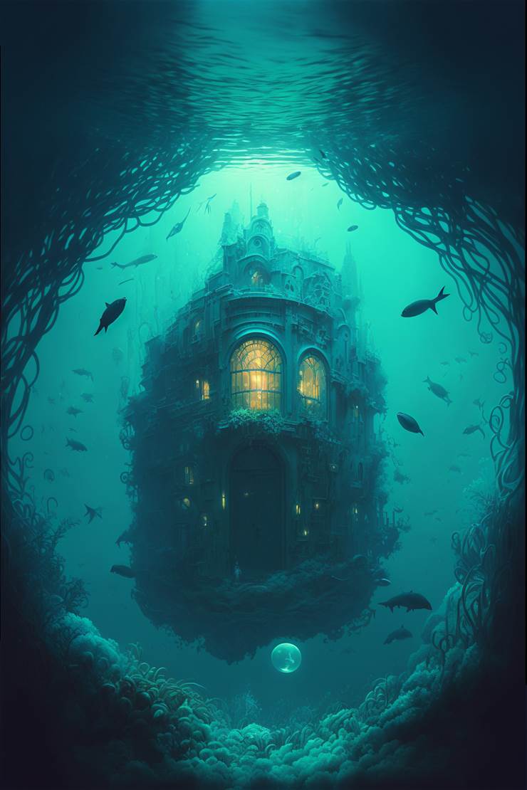 海の家|插画师ペンたろう的AI绘图（风景）插画图片 | BoBoPic