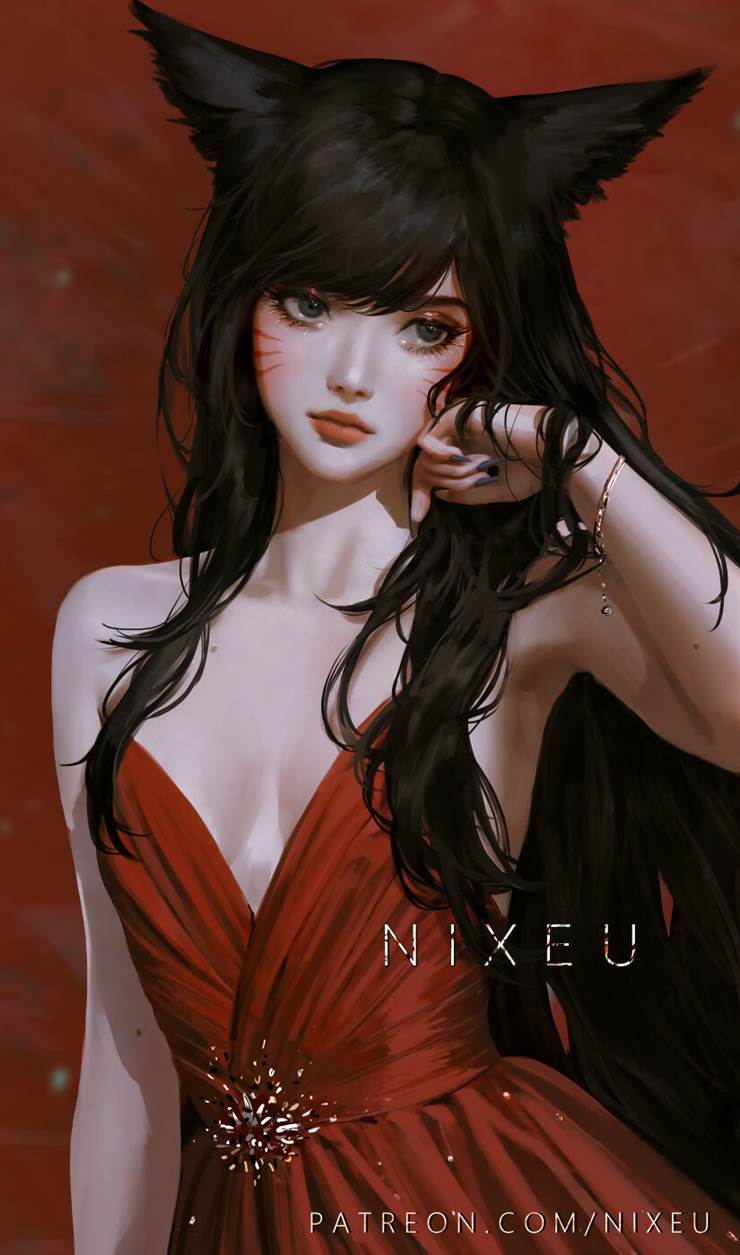 Red|插画师NIXEU的英雄联盟插画图片 | BoBoPic
