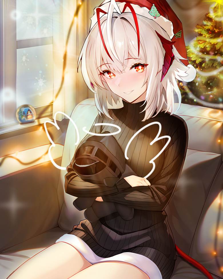 W and the Christmas Miracle|插画师lattekoi5252的圣诞节插画图片 | BoBoPic