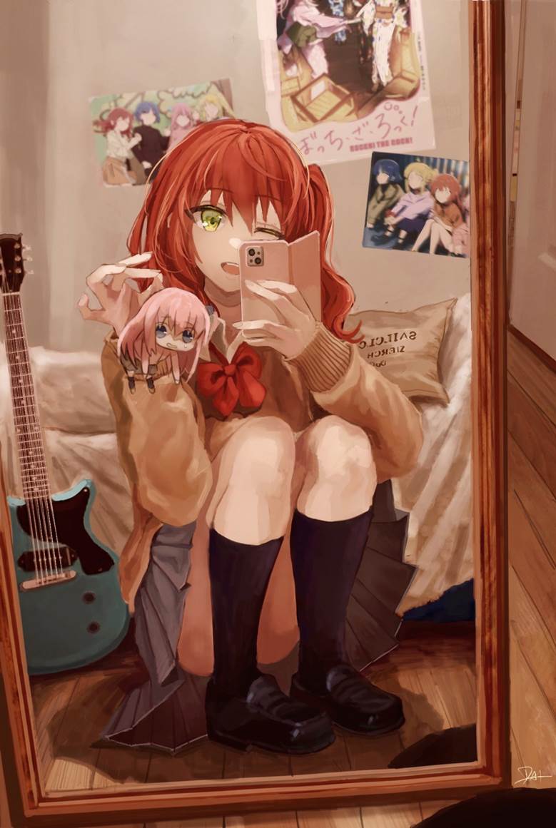 Kita Ikuyo|插画师DAI的喜多郁代插画图片 | BoBoPic