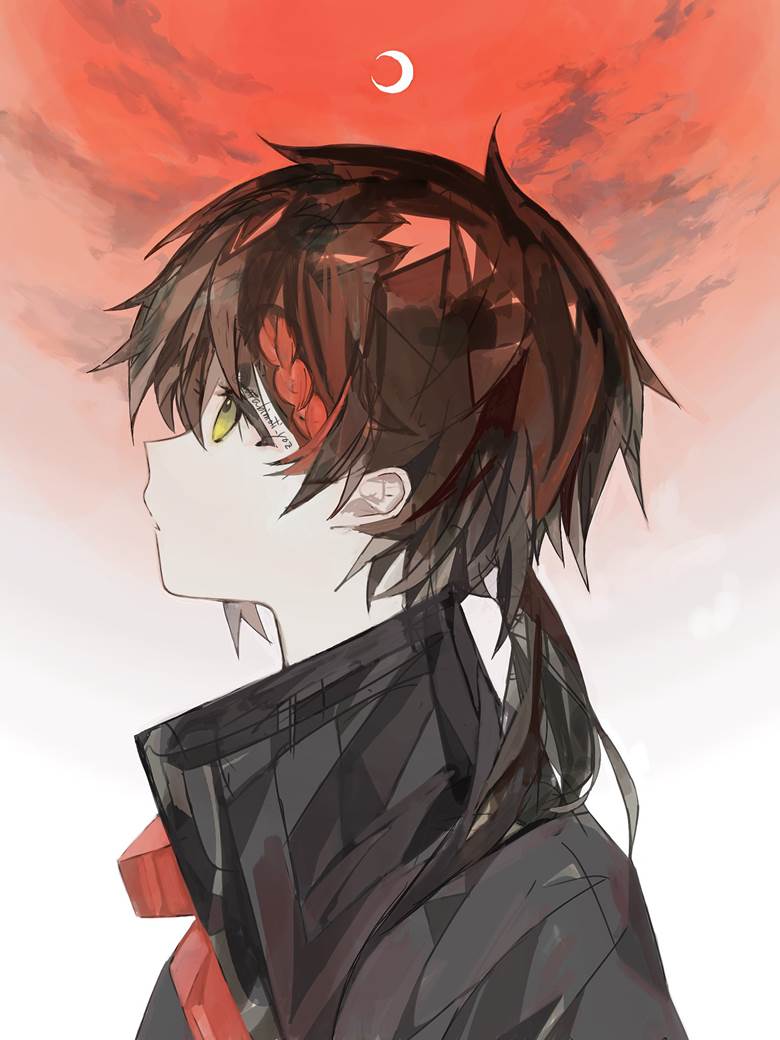 12月30日|插画师彩莉わらび的男孩插画图片 | BoBoPic