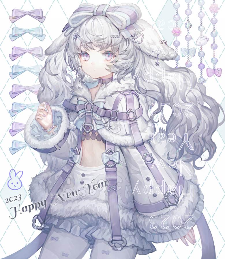 HAPPY NEW YEAR 2023|插画师sena的原创插画图片 | BoBoPic