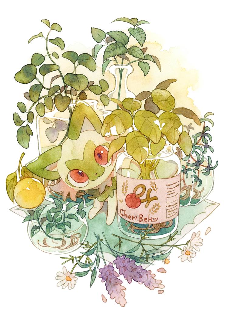 Twitter日志7|插画师おはるちゃん的精灵宝可梦插画图片 | BoBoPic