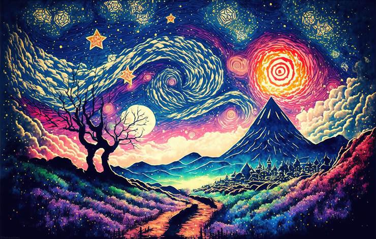 G|插画师Uomi的景观插画图片 | BoBoPic