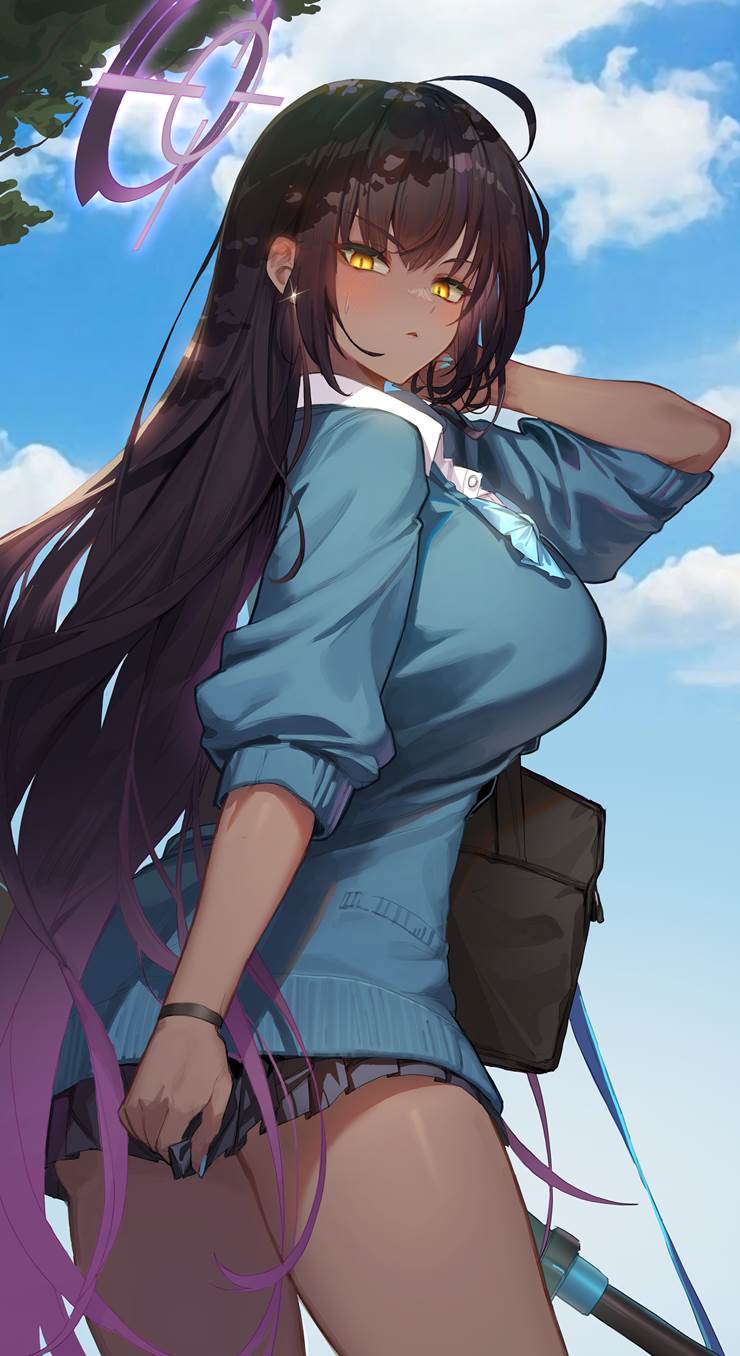 《碧蓝档案》角楯花凛pixiv插画图片 | BoBoPic