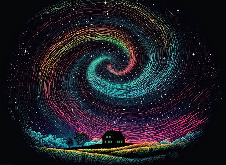 Fallen|插画师Uomi的景观插画图片 | BoBoPic